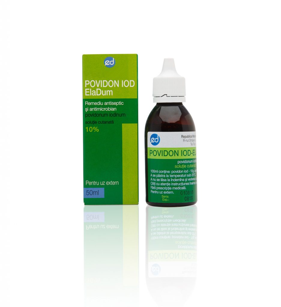 Povidon Iod-ElaDum sol. 100 mg/ml 50ml - ElaDum Pharma