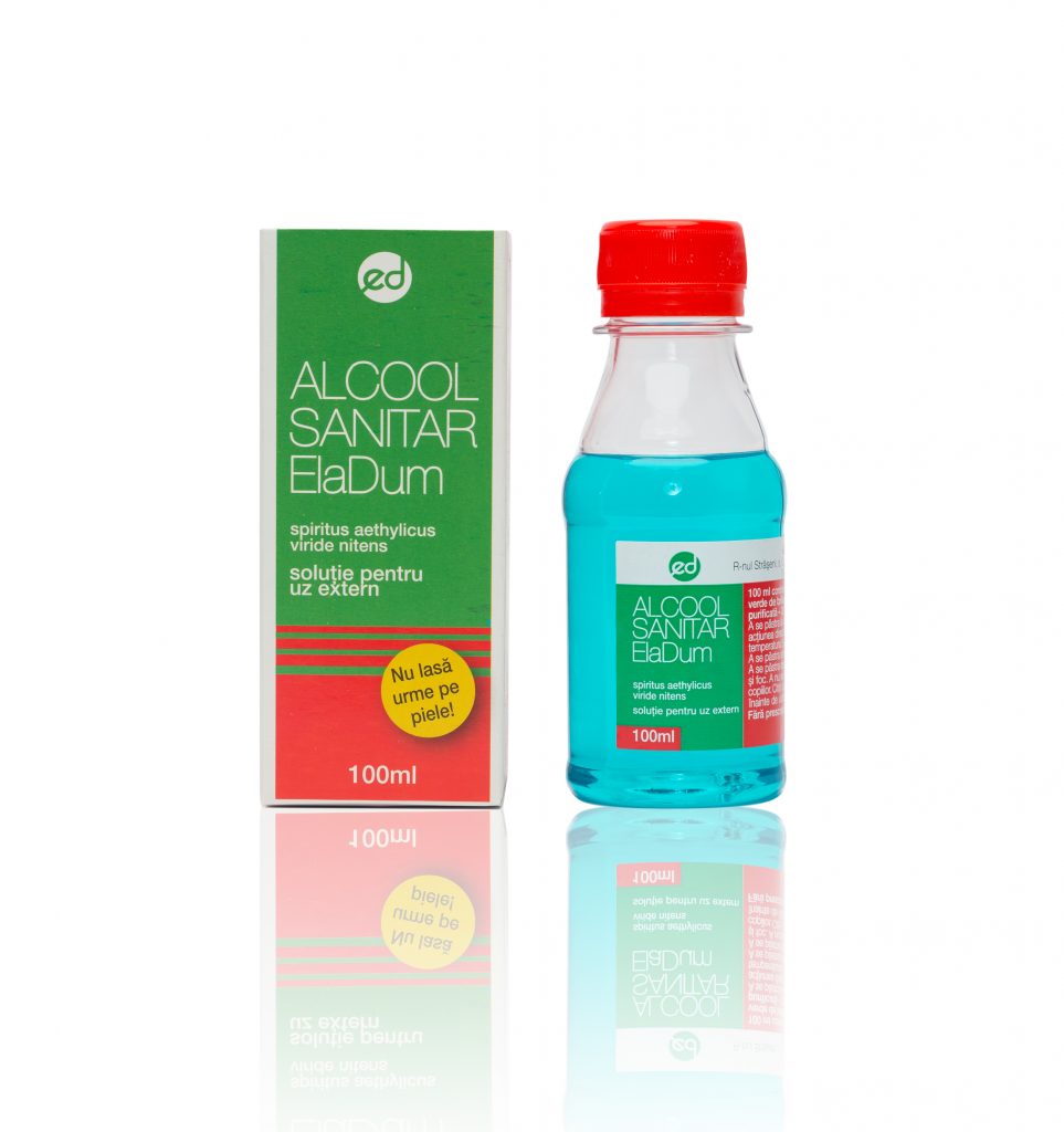 Sanitary Alcohol-ElaDum solution 100 ml - ElaDum Pharma